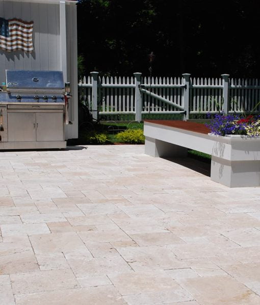 Travertine Pavers - Walkways Pools Patios