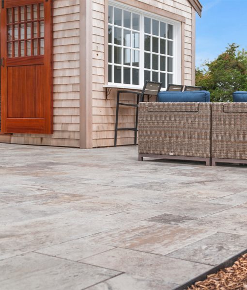 Silver Travertine Pavers - Pools, Patios