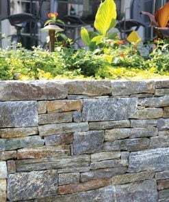 Connecticut CT Dark Fieldstone Wall Stone Wallstone