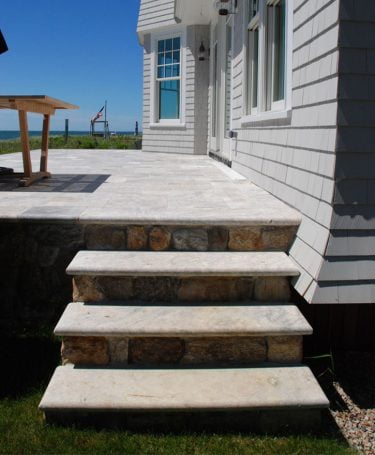 Travertine Treads, Pavers & Coping - Cape Cod, Long Island, MA RI