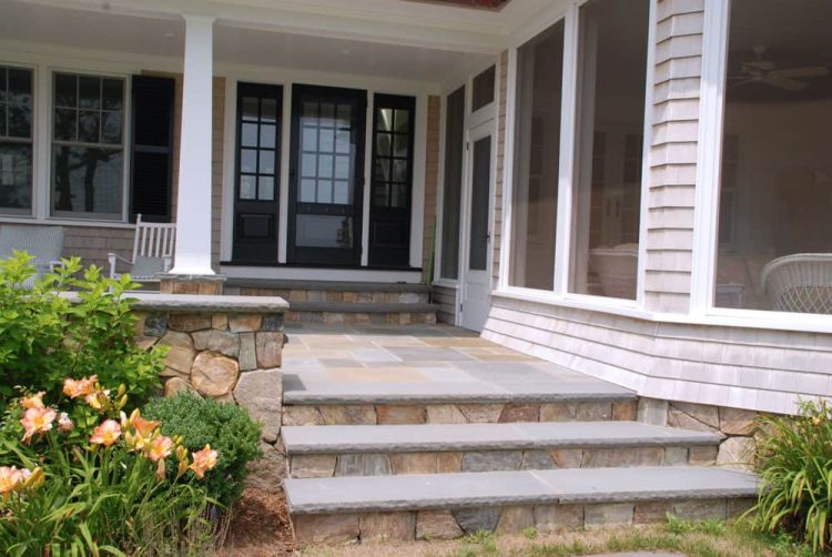 Bluestone Treads & Steps Thermal 2" | Harwich Cape Cod, Nantucket