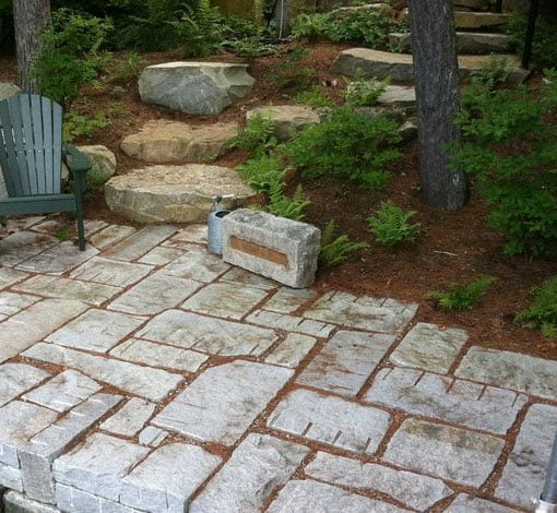 Reclaimed Antique Granite Pavers - Cape Cod MA