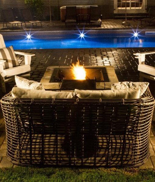 Square Fire Pit Kit - Modular Stone Fire Pits | Cape Cod, Islands