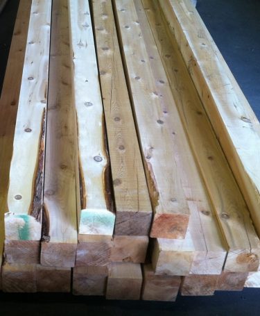 Premium Cedar Posts for Outdoor Showers & More | Stonewood Products