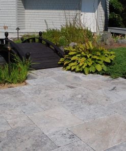 Silver Travertine Pavers - Pools, Patios