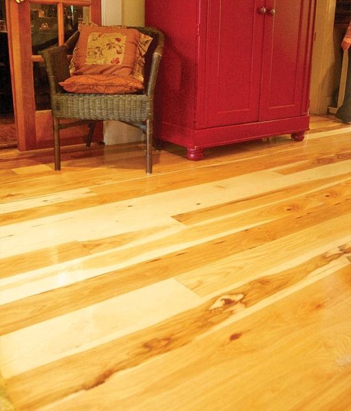 Rustic Hickory Plank Flooring