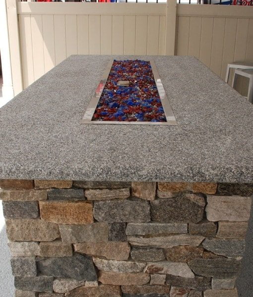 Rectangular Gas Fire Pit | Outdoor Living | Stonewood Products