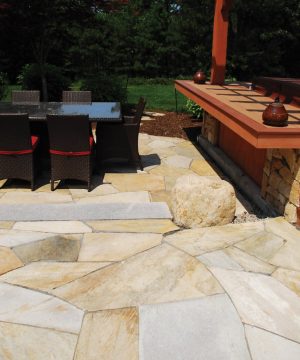 Patio Pavers + Flagging - Bluestone, Granite, Travertine, Irregular