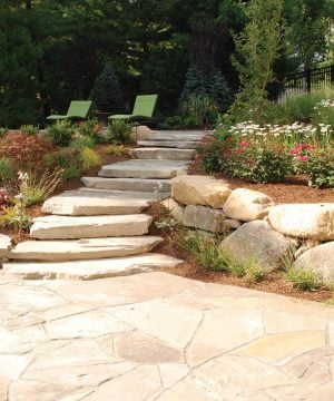 Patio Pavers + Flagging - Bluestone, Granite, Travertine, Irregular