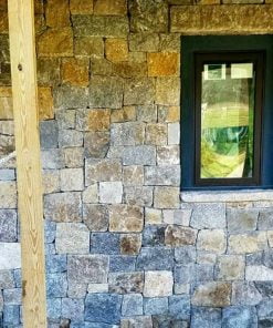 Stone Veneer Cape Cod | Old New England Square + Rectangle