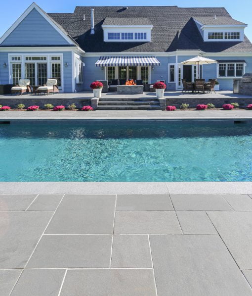 Outdoor Bluestone Porcelain Pavers | Thermal Blue Bluestone