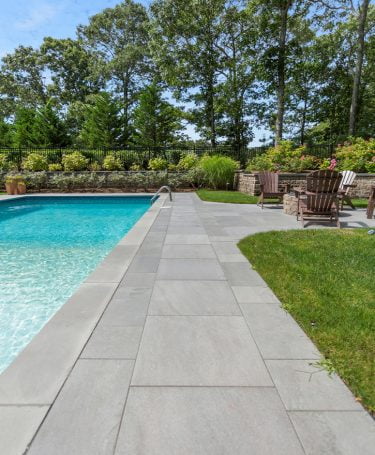 Outdoor Bluestone Porcelain Pavers | Thermal Blue Bluestone