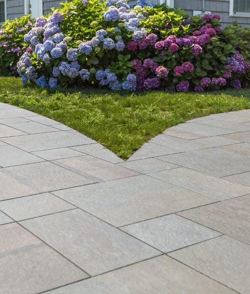Outdoor Bluestone Porcelain Tile Pavers | Natural Cleft Bluestone