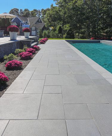 Outdoor Bluestone Porcelain Pavers | Thermal Blue Bluestone