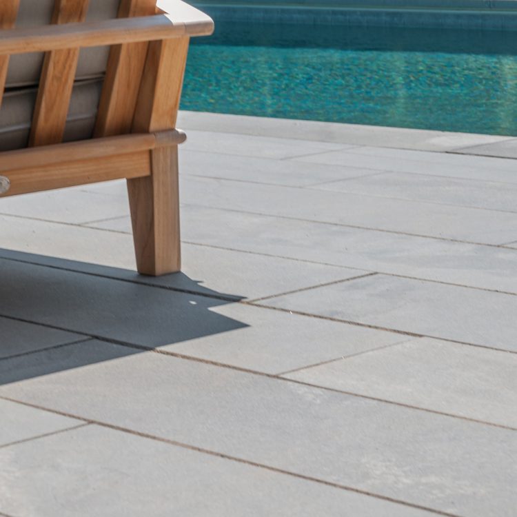 Outdoor Bluestone Porcelain Tile Pavers | Natural Cleft Bluestone