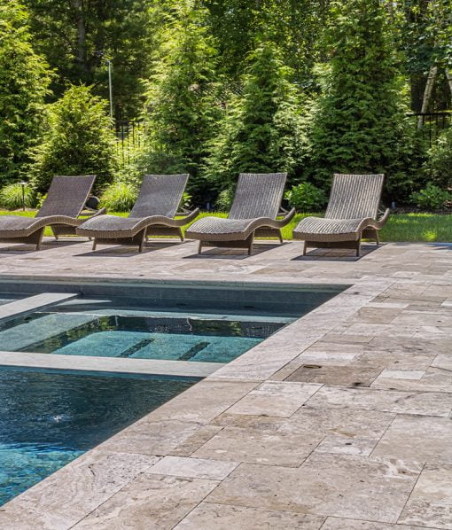 Travertine Pavers for Pools, Patios Stone Paver